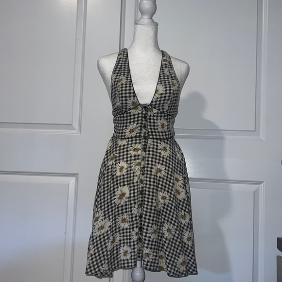 Urban Outfitters | Dresses | Sunflower Plaid Sundress | Poshmark